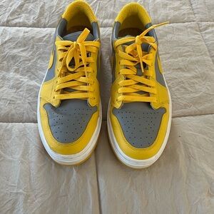 Nike | Shoes | Nike Yellow And Gray Jordan Elevate | Poshmark